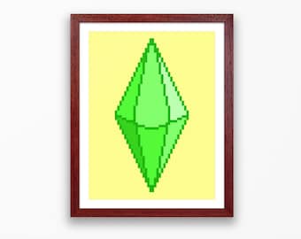 The Sims Pixel Art - Etsy UK