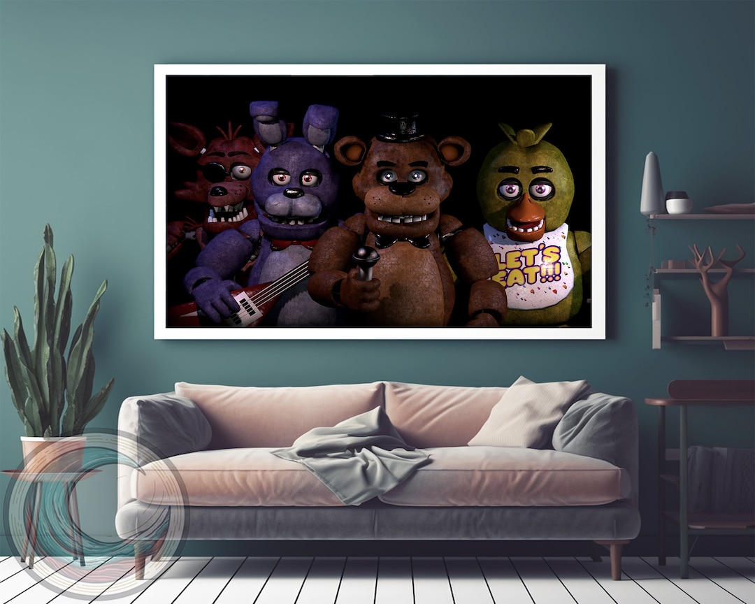 All Animatronics FNAF In-game Poster Horror Game Posters - Etsy