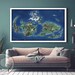Map of Gaia - FFVII - Classic Game Maps - Etsy UK