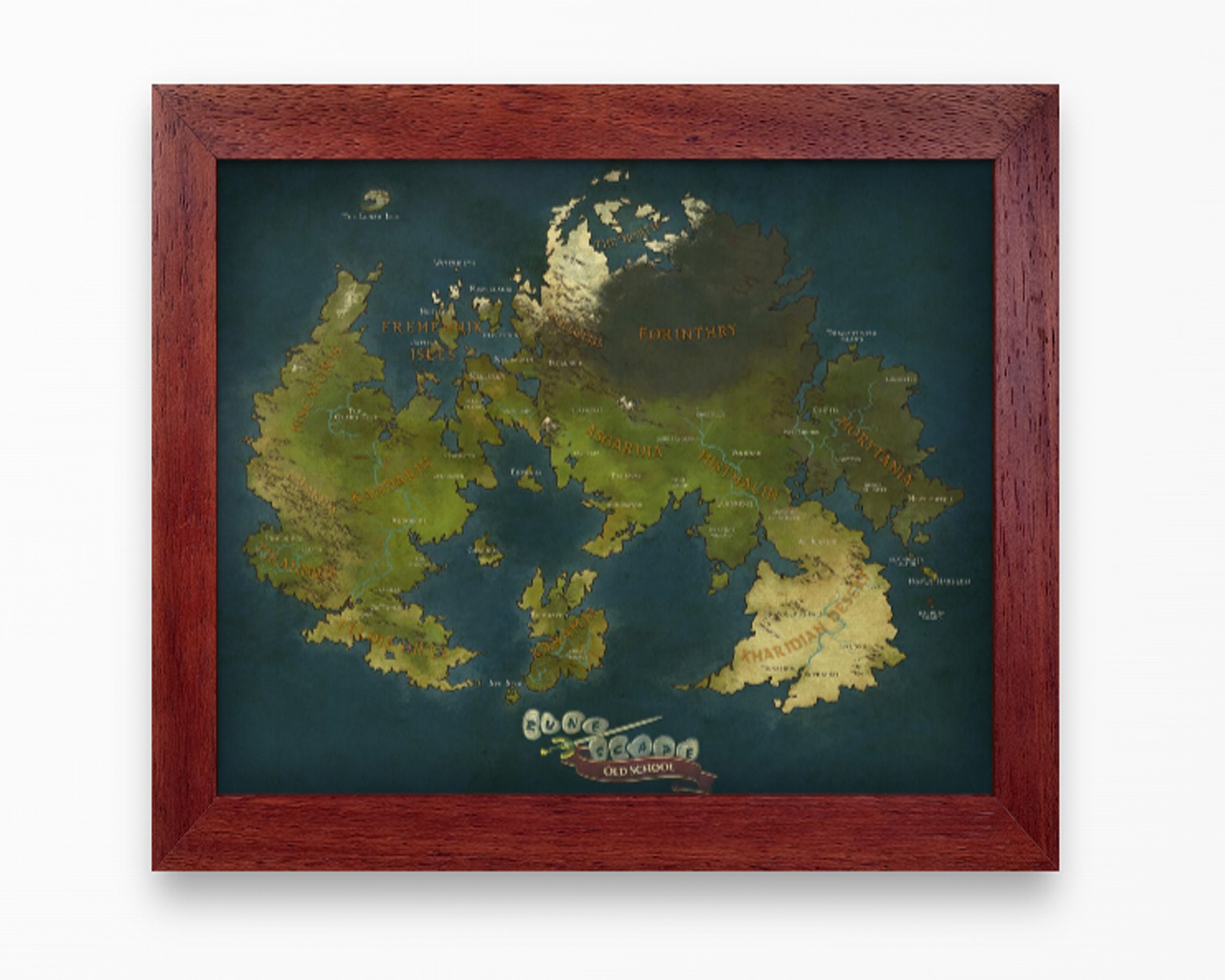 Map of RS 2007 - Classic Game Maps - Etsy