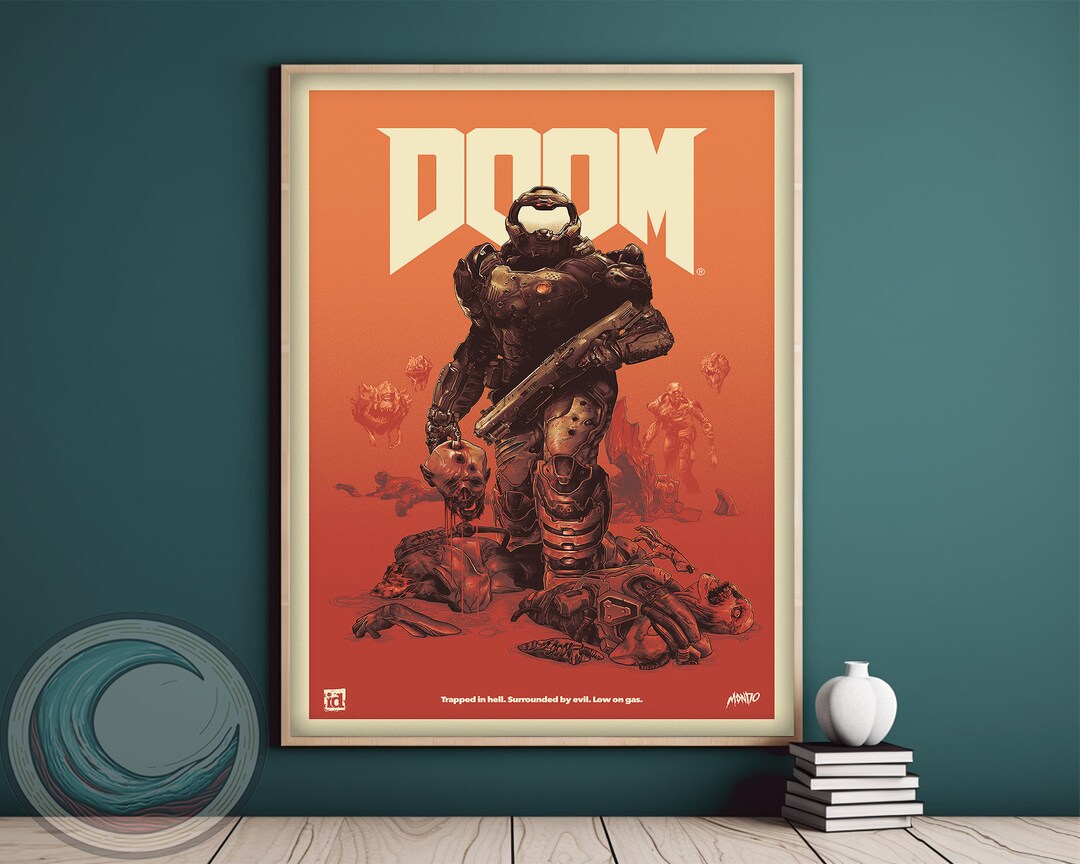 DOOM Classic Game Poster - Etsy