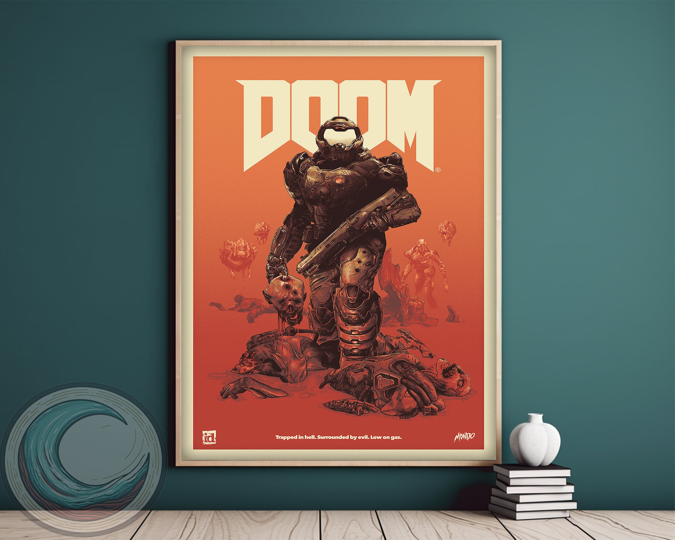 DOOM - Classic Game Poster - Etsy