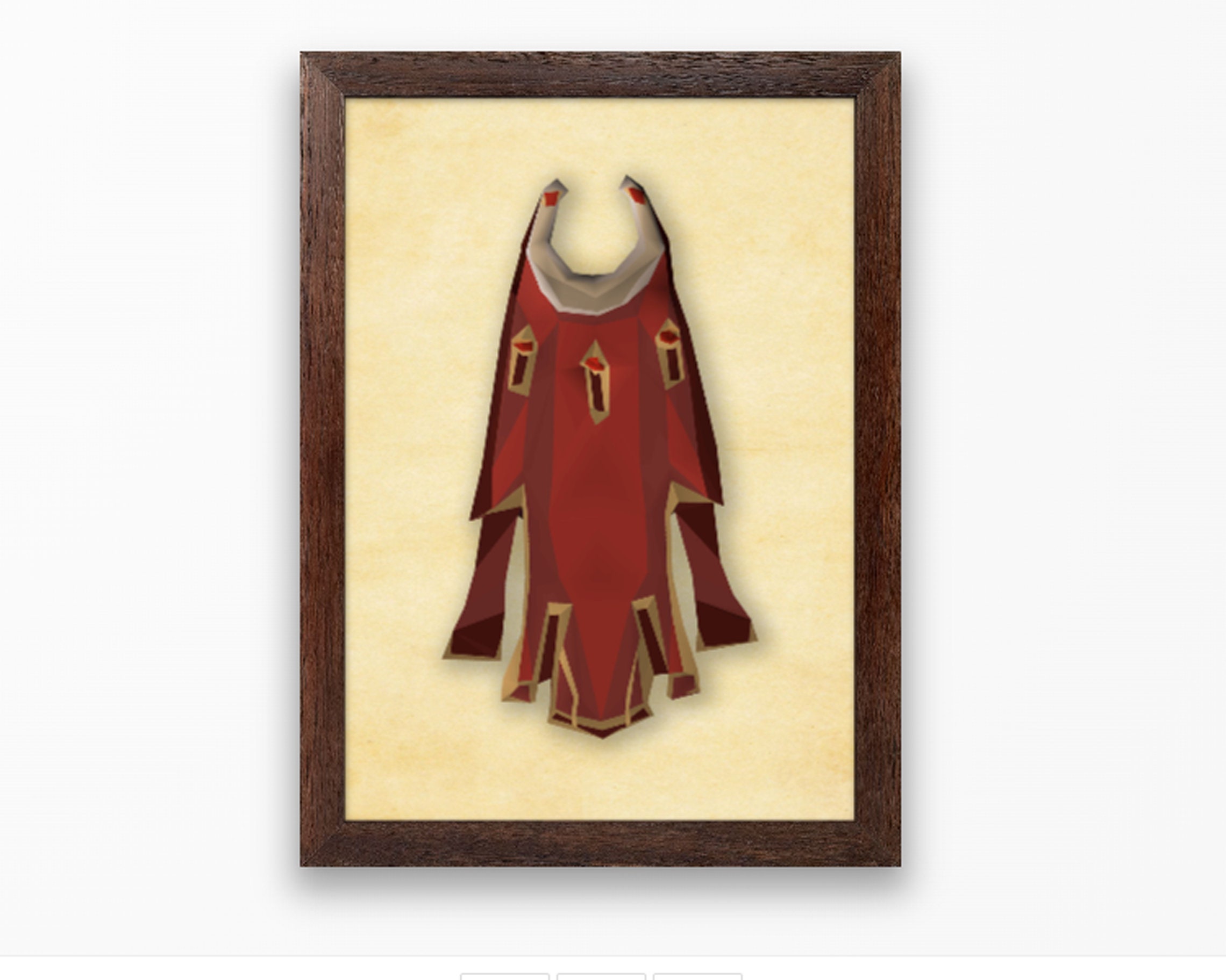 Max Skill Cape Poster - Nostalgic Game Classics - Etsy