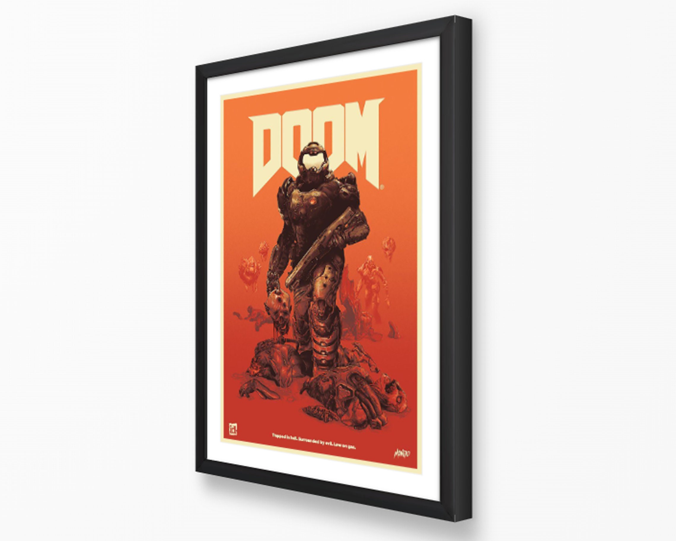 DOOM Classic Game Poster - Etsy