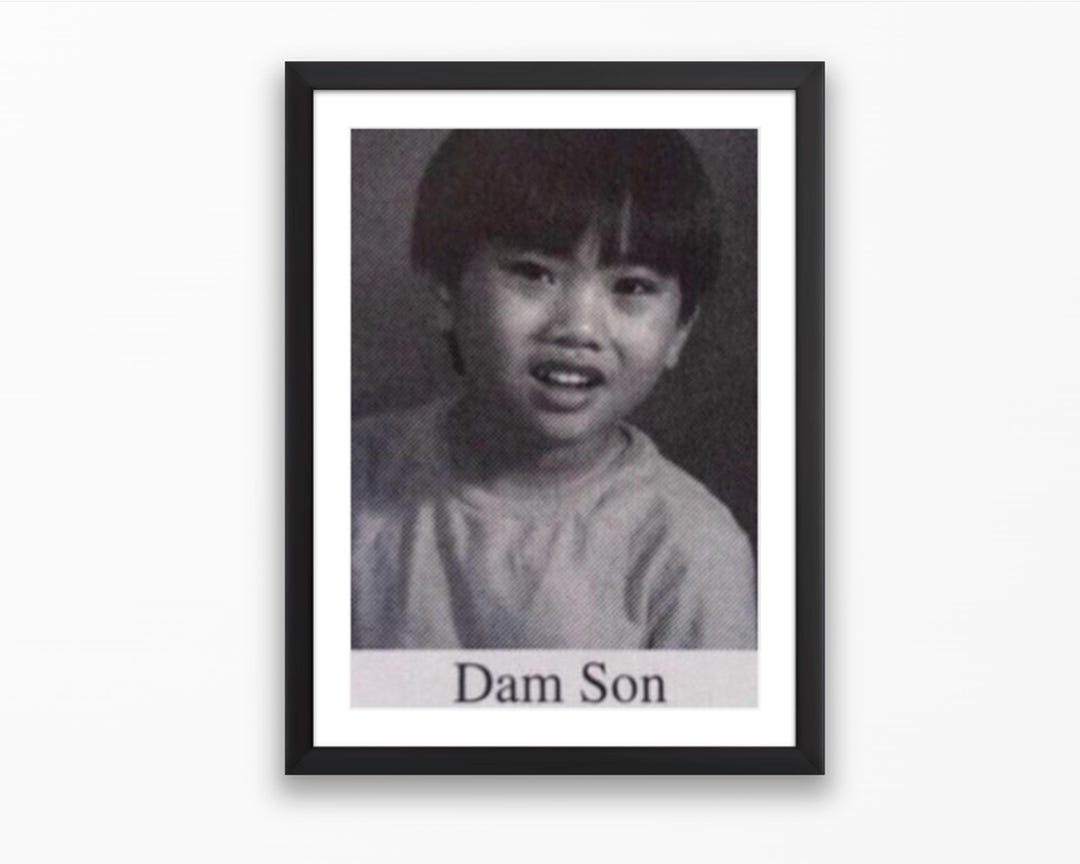 Dam Son - Classic Meme Poster | Nostalgic Internet Meme Prints - Etsy