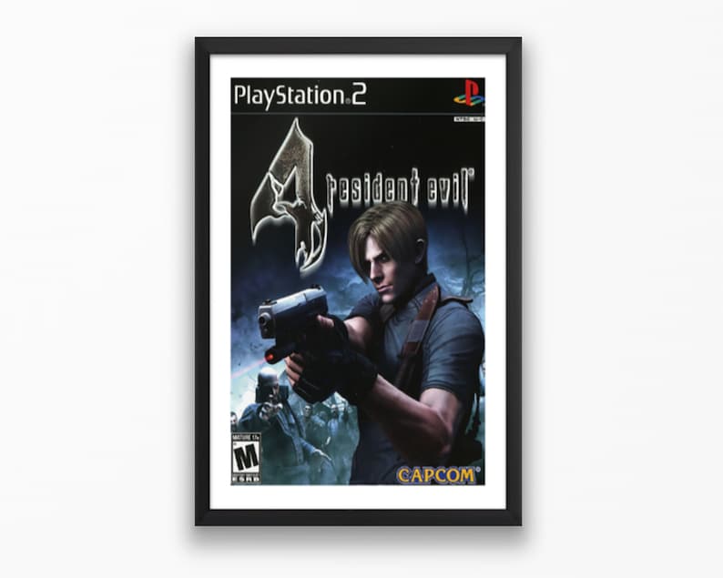 Original Horror Game Cover Art - Leon Scott Kennedy Cover - Classic ...