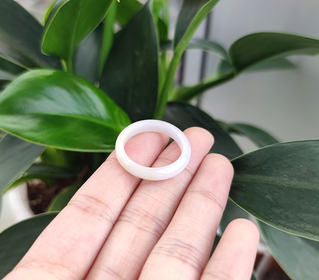 9US Real Jade Ring Authentic Jadeite Jade Ring Natural Burmese Grade A ...