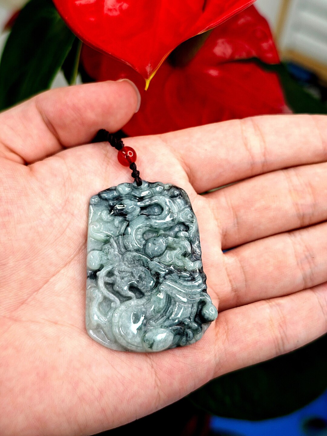 Authentic Jadeite Jade Pendant Necklace Natural Burmese Grade A - Etsy