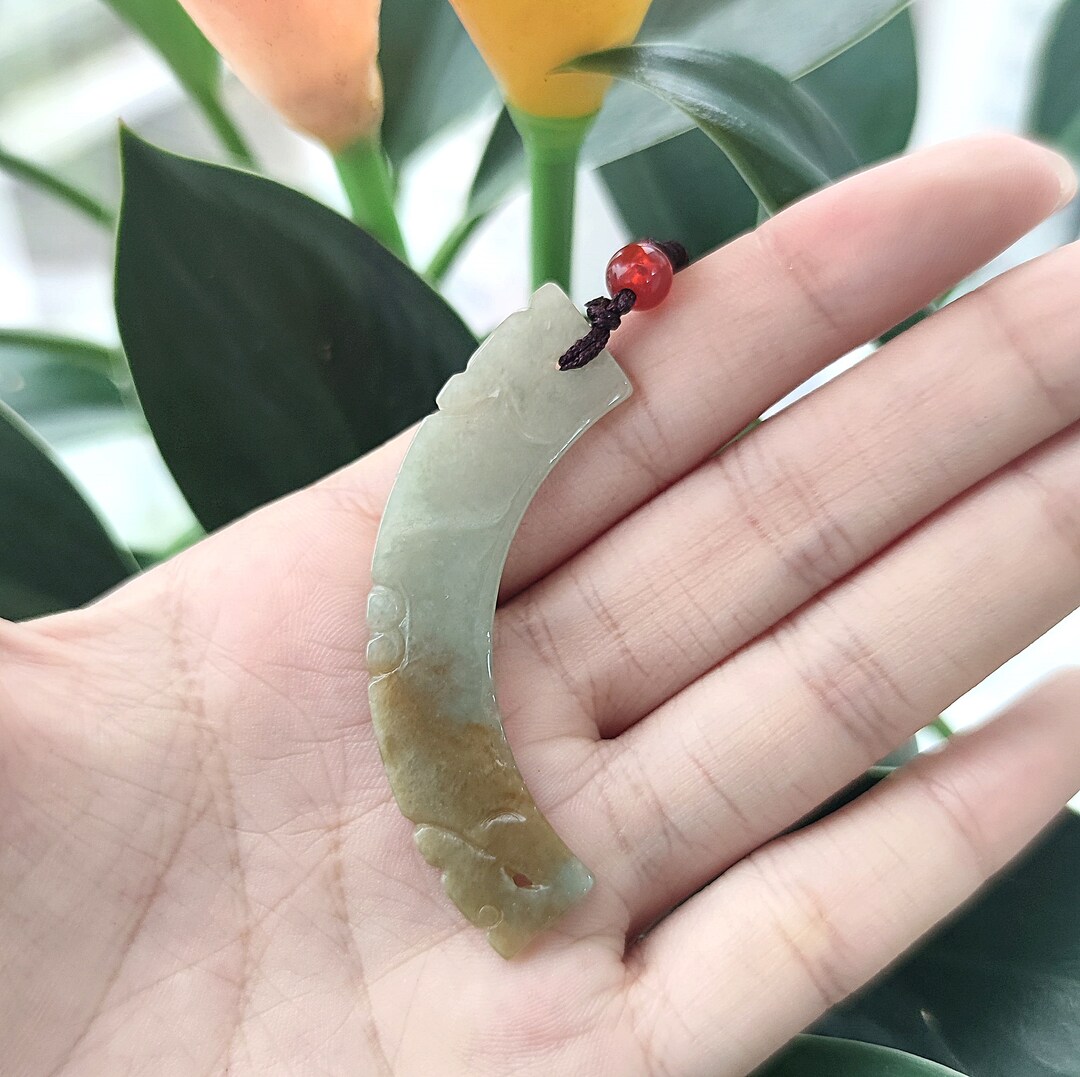 Authentic Jadeite Jade Pendant Necklace Natural Burmese Grade A - Etsy