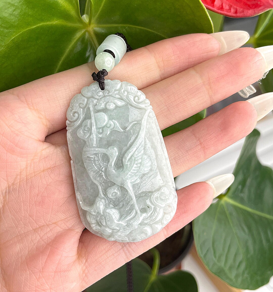Authentic Jadeite Jade Pendant Necklace Natural Burmese Grade A - Etsy