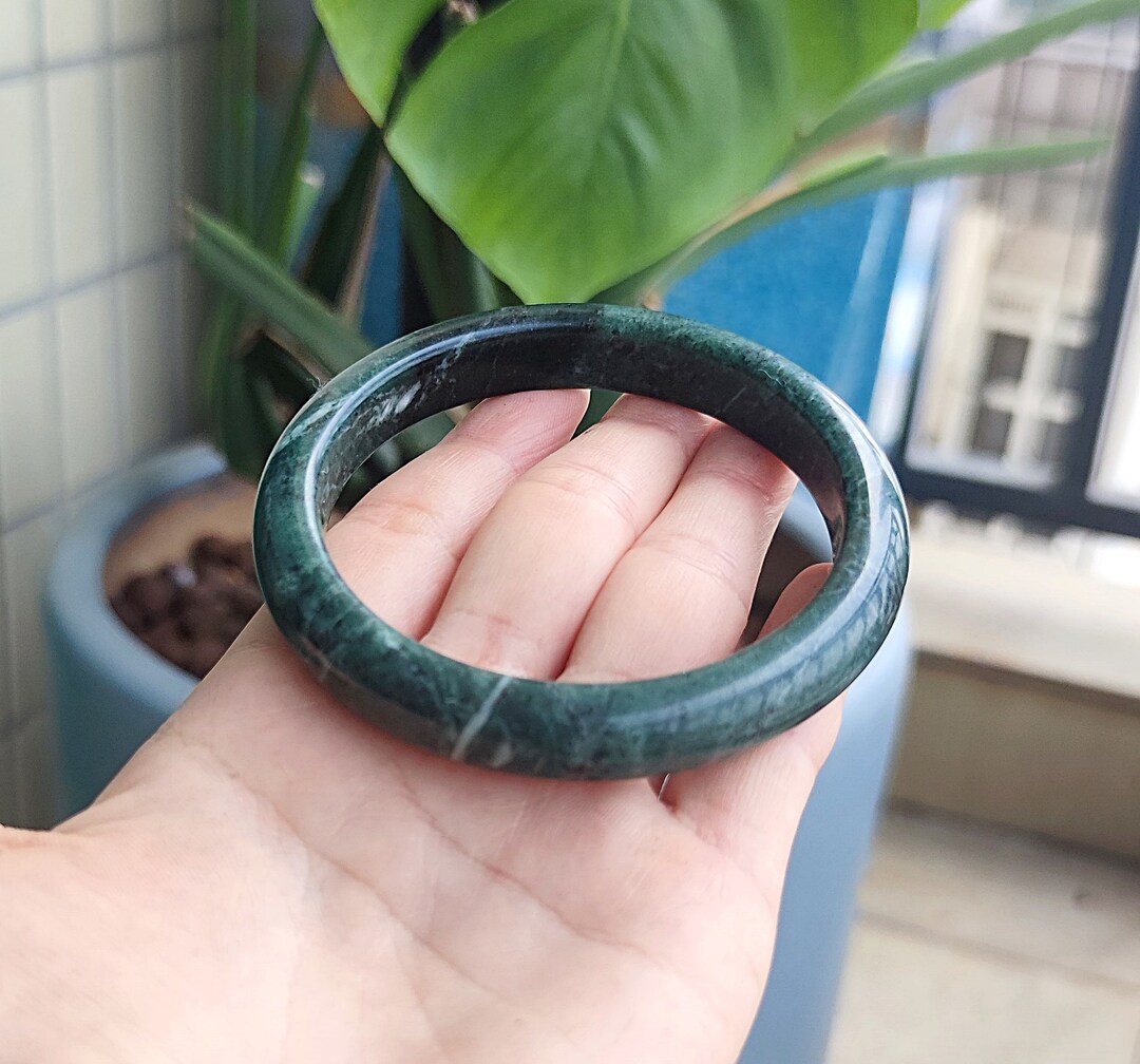 65mm Jade Bangle Natural Serpentine Grade A - Etsy