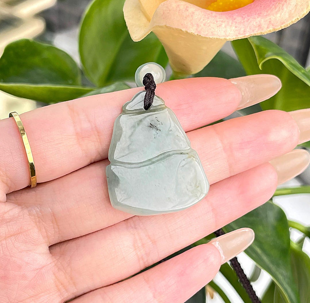 Authentic Jadeite Jade Pendant Necklace Natural Burmese Grade A - Etsy