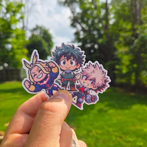 My Hero Academy Stickers - Etsy