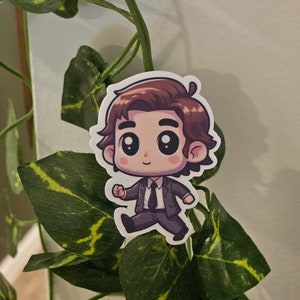 The Office Chibi 5 Sticker Pack (michael, Dwight, Jim, Pam, Kevin) - Etsy