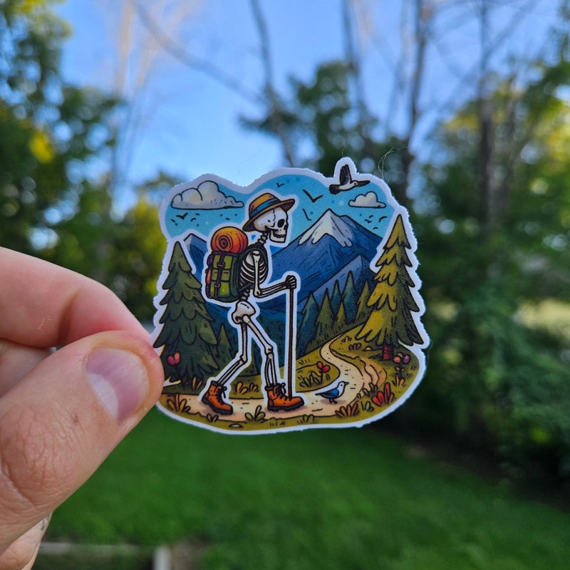 Skeleton Sticker - Etsy