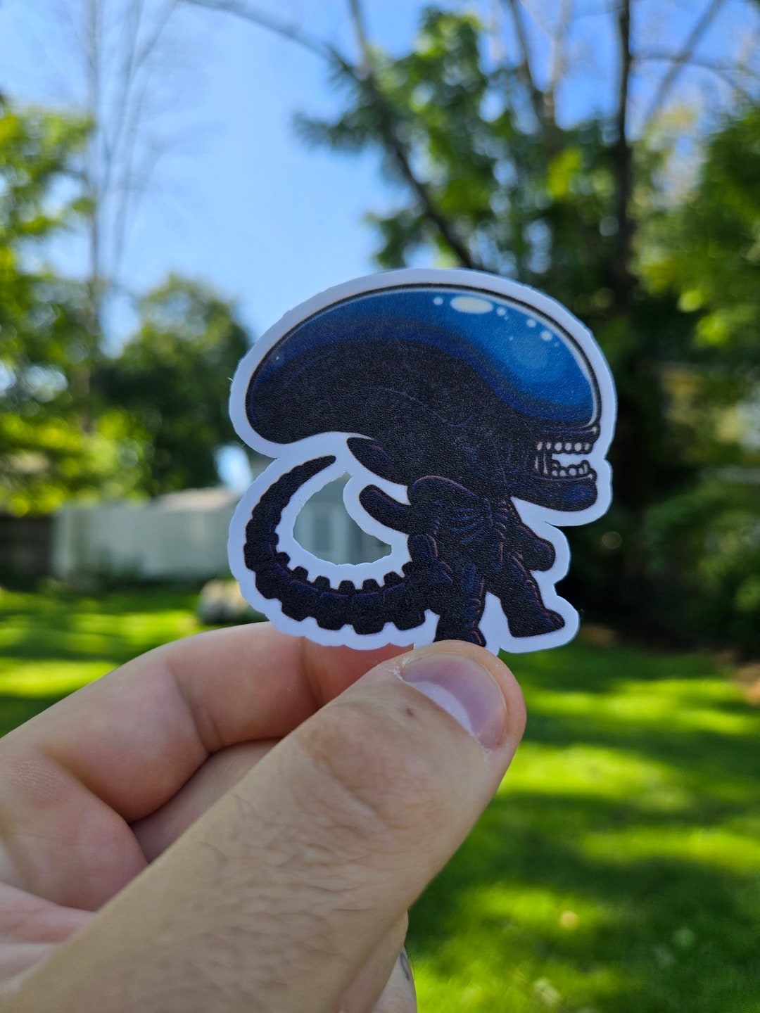 Xenomorph Chibi Sticker - Alien Adventure Awaits! - Etsy