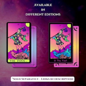 Tarot Deck - Neon Horizons 2 - 78 Printable Cards With a Bright Recolor ...