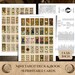 Mini Tarot Deck, Complete Set of 78 Tiny Printable Medieval Visconti ...