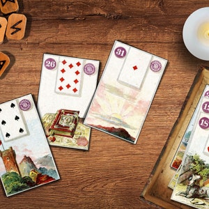 Printable Vintage Lenormand Cards Authentic 19th Century - Etsy