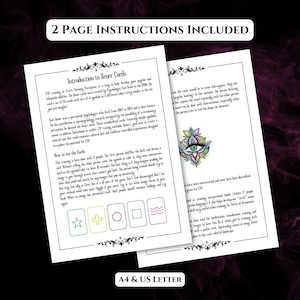 Printable Zener Cards for ESP Training, Clairvoyance & Extrasensory ...