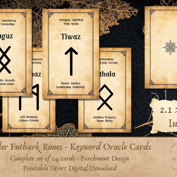 Elder Futhark Runes - Etsy