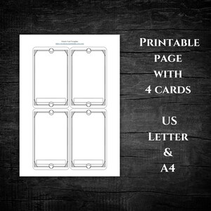 Create Your Own Oracle Deck With Printable Blank Card Templates, DIY ...
