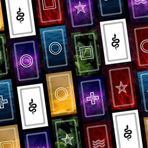 Printable Zener Cards for ESP Training, Clairvoyance & Extrasensory ...