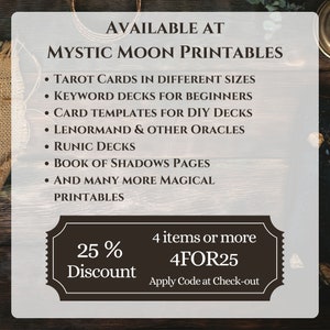 Divination With Dice: A Printable Book of Shadows Page for ...