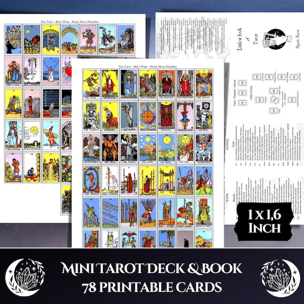 Tarot Cards With Book - Etsy