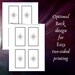 Printable Zener Cards for ESP Training Clairvoyance & - Etsy