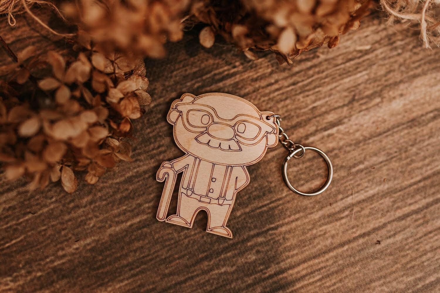 Grandpa's Keychain - DXF Grandfather's Day - Etsy