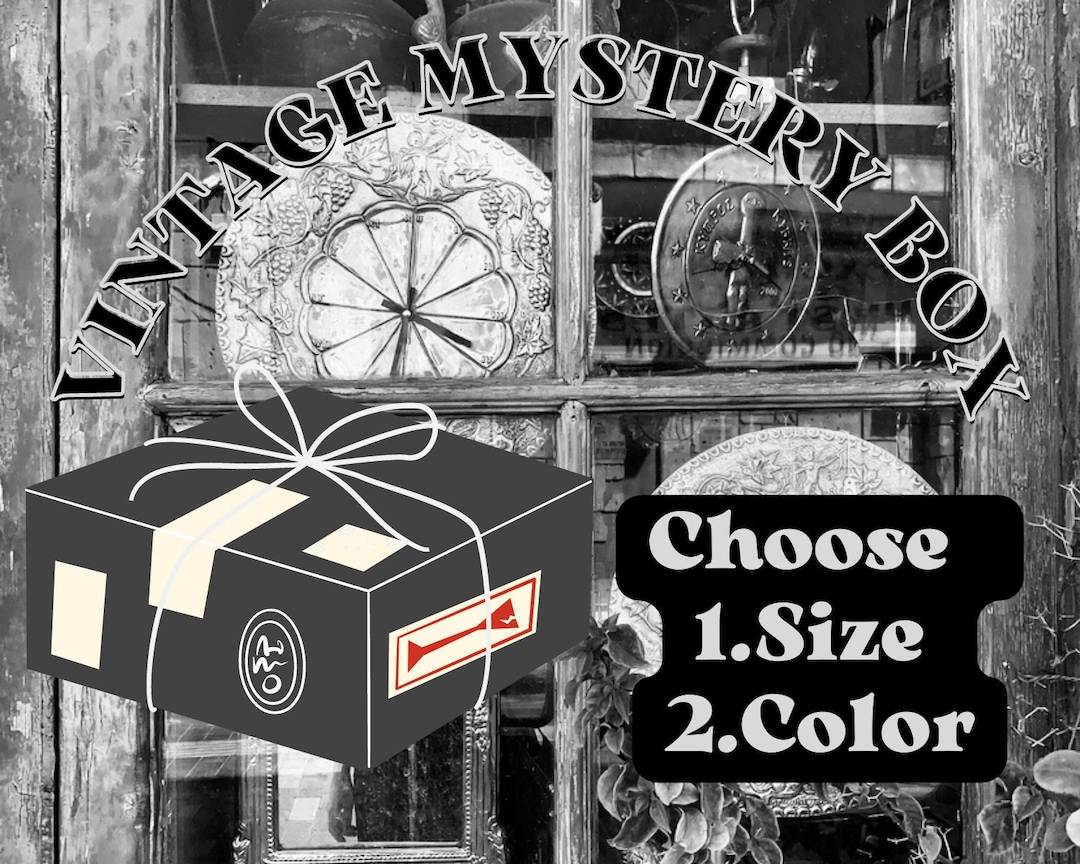 Vintage Mystery Box Antique Surprise Box Present for You - Etsy