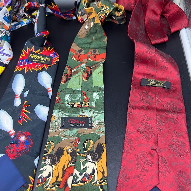 Vintage Novelty Tie Collection | Fun & Unique Print Neckties | 10 ...
