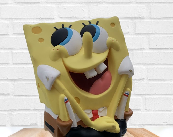Spongebob Money Box Bank Bullyland Hand Painted Viacom Being Shy ...