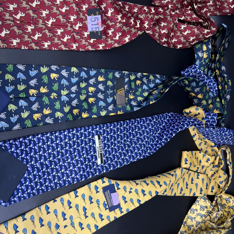 Vintage Novelty Tie Collection | Fun & Unique Print Neckties | 10 ...