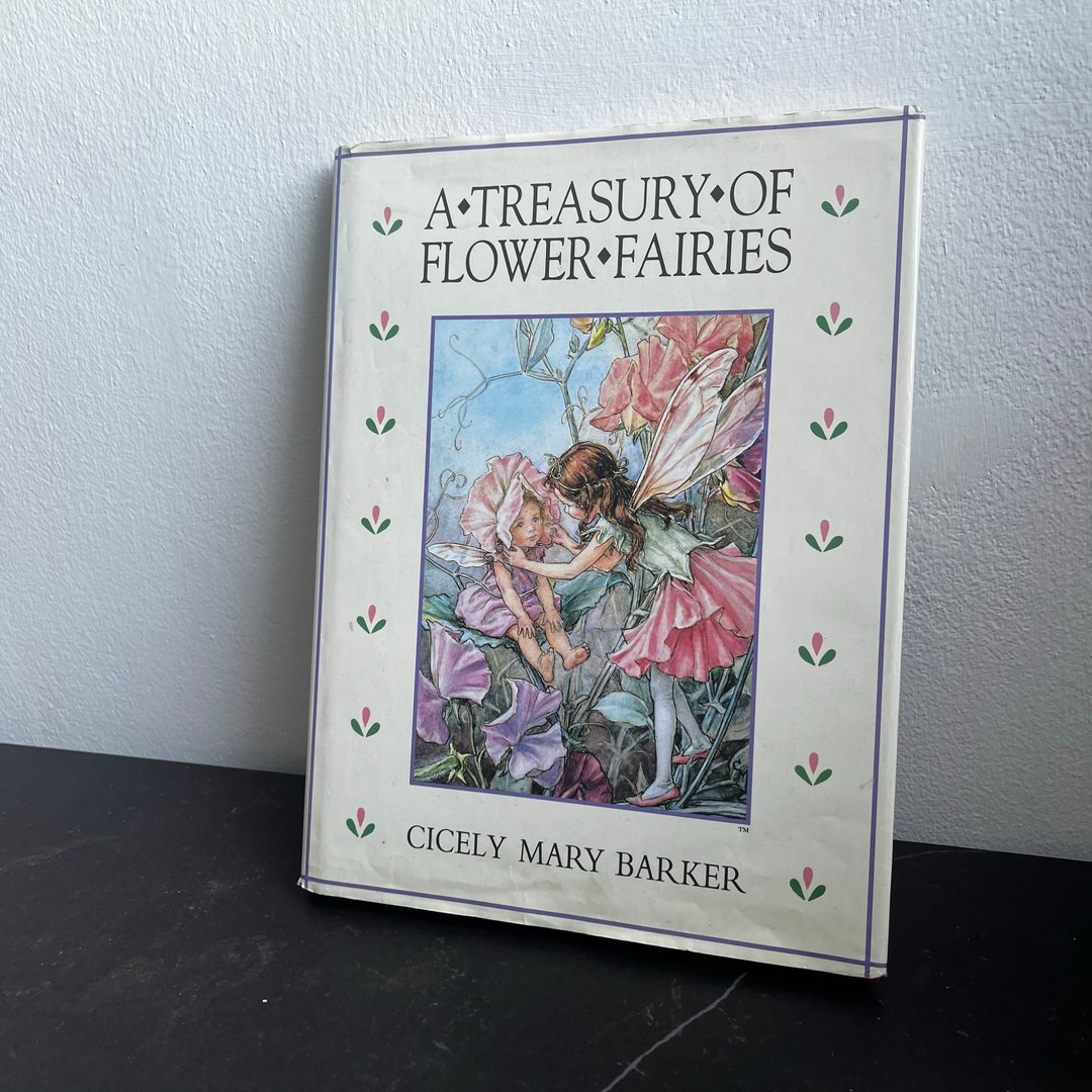 Vintage Book/a Treasury of Flower Fairies/by Cicely Mary Barker/1991 ...