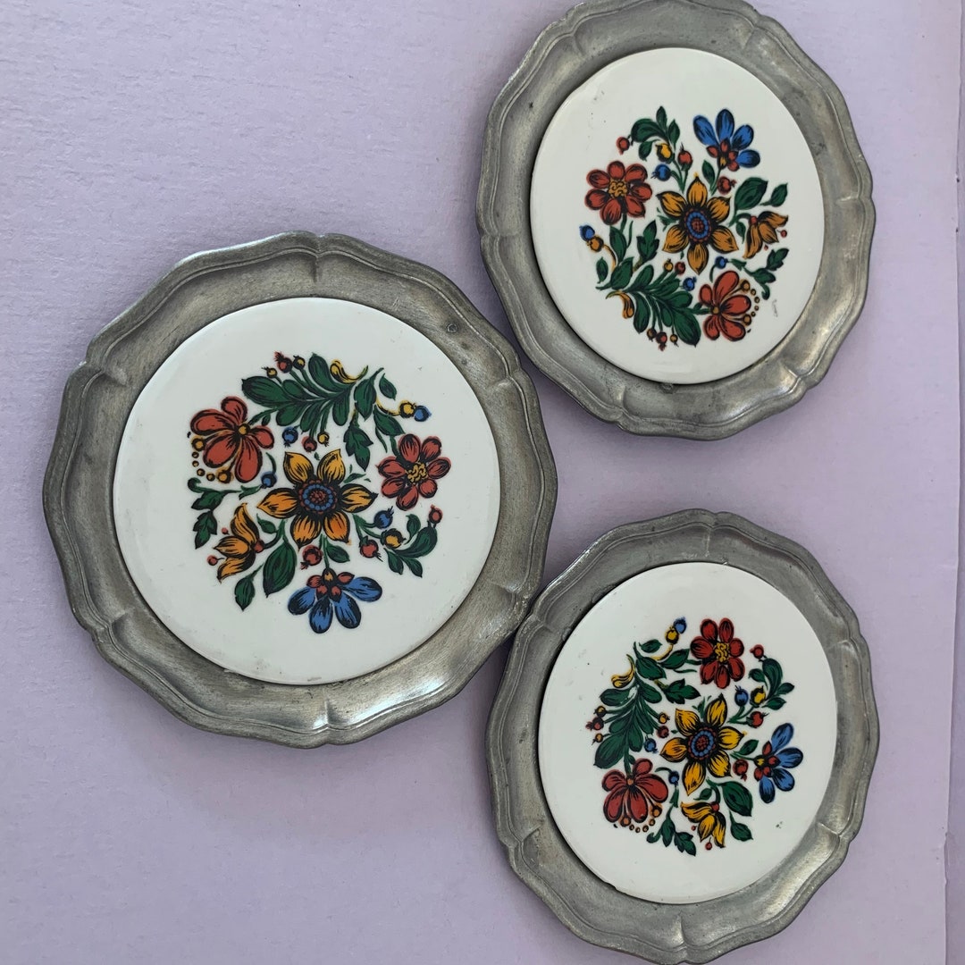 Vintage Wall Plates Vintage Decorative Plates Vintage - Etsy