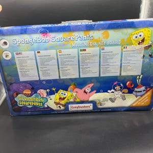 Spongebob Squarepants Keyboard – Vintage 2004 Greybusters PS/2 ...