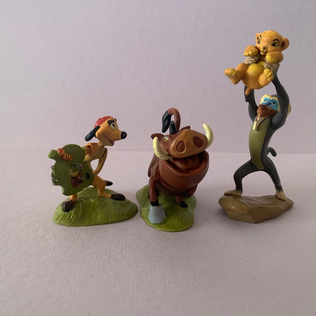 Vintage Lion King Disney Store PVC Figure Toy Cake Topper Set 8 Pcs - Etsy