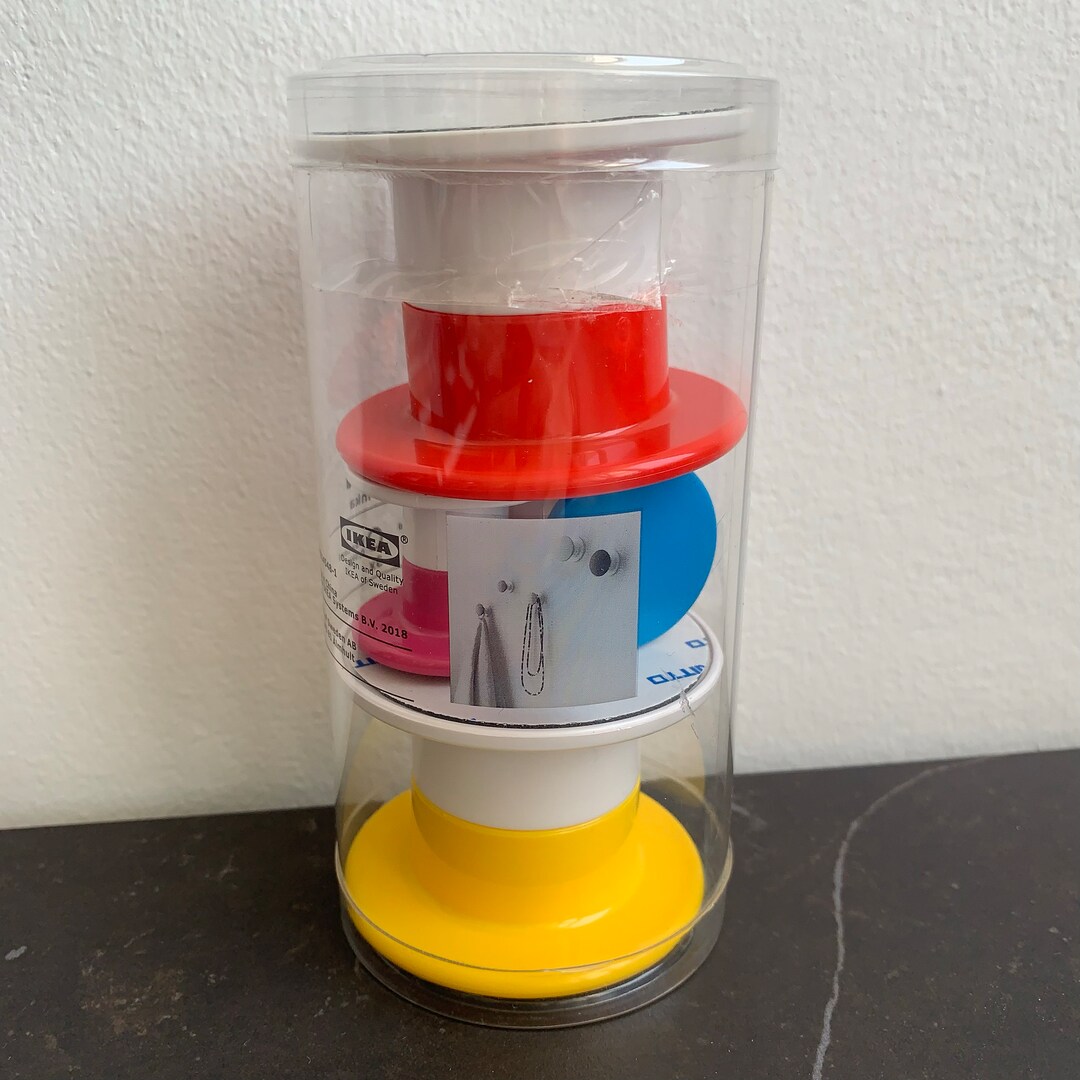 IKEA LOSJON Design Maria Vinka Set of 4 Hooks of Different Colors - Etsy