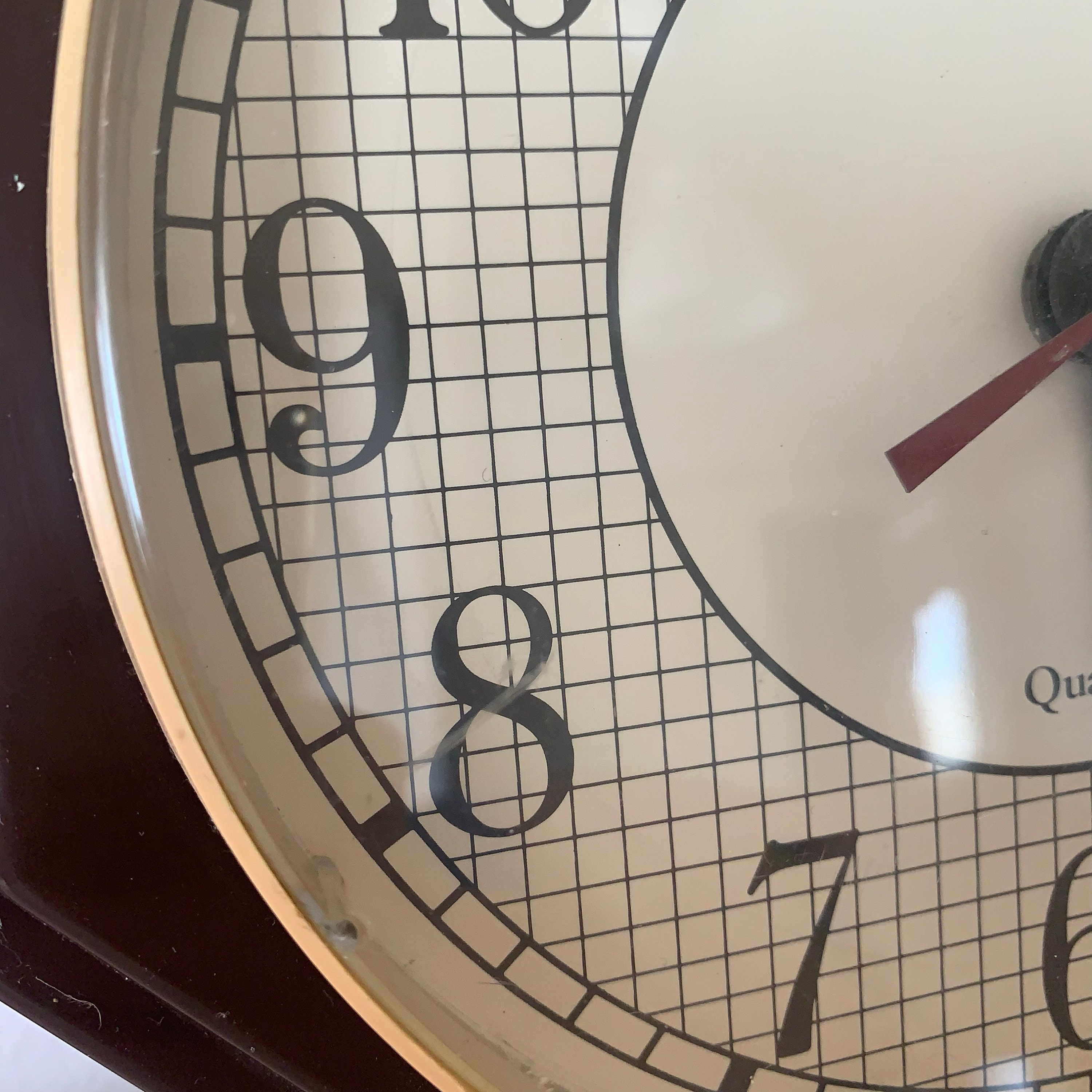 Motiv Quartz Vintage Wall Clock Retro Vintage Brown Clock Minimalist ...