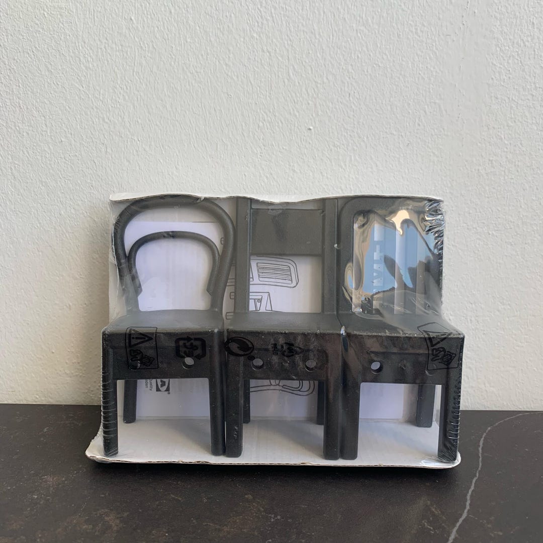 IKEA Fjantig Chair Hooks Set, Black Wall Mount Hangers, 12 Cm, New - Etsy