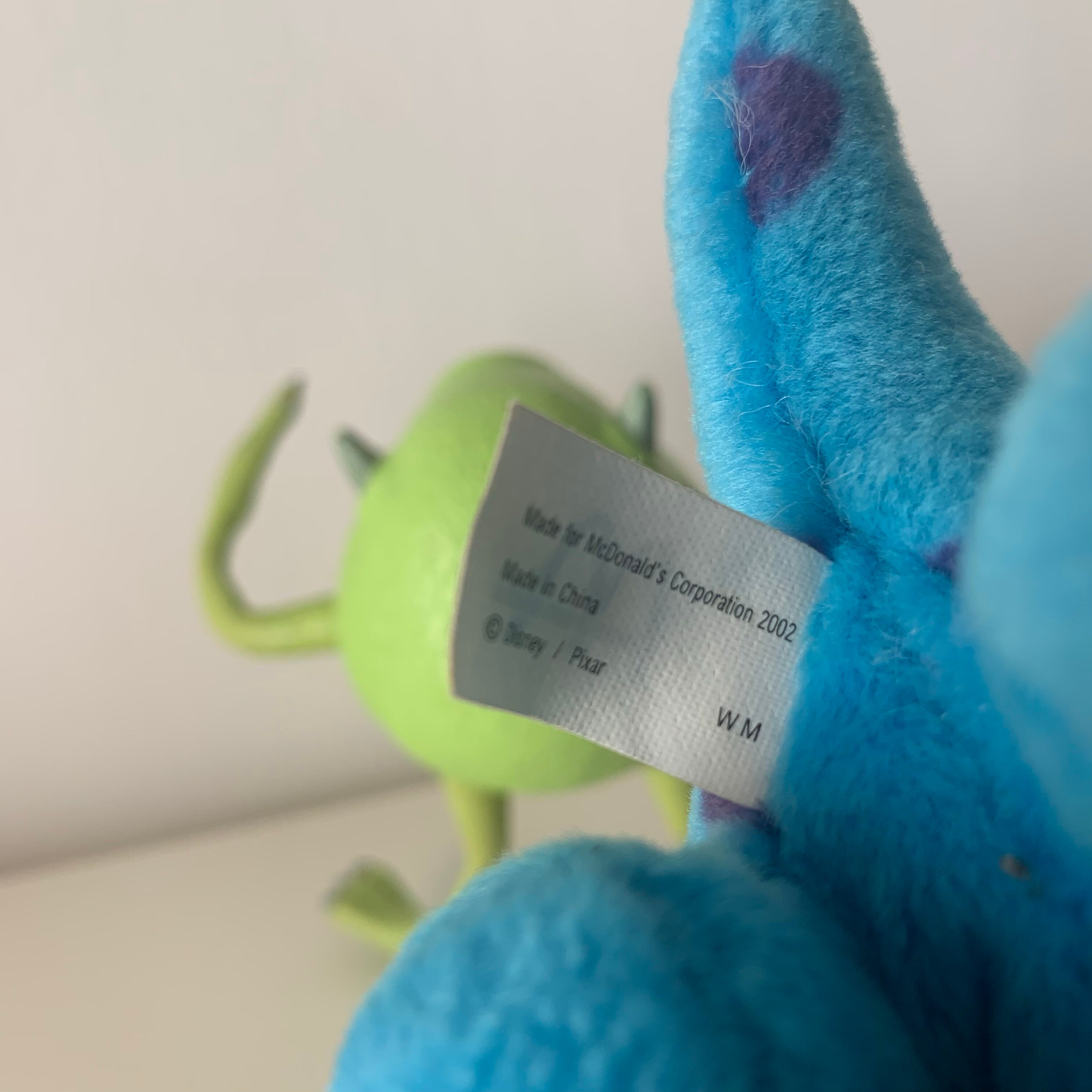 Monsters Inc Sully Mike Wazowski Mcdonalds Happy Meal Toys 2002 - Etsy