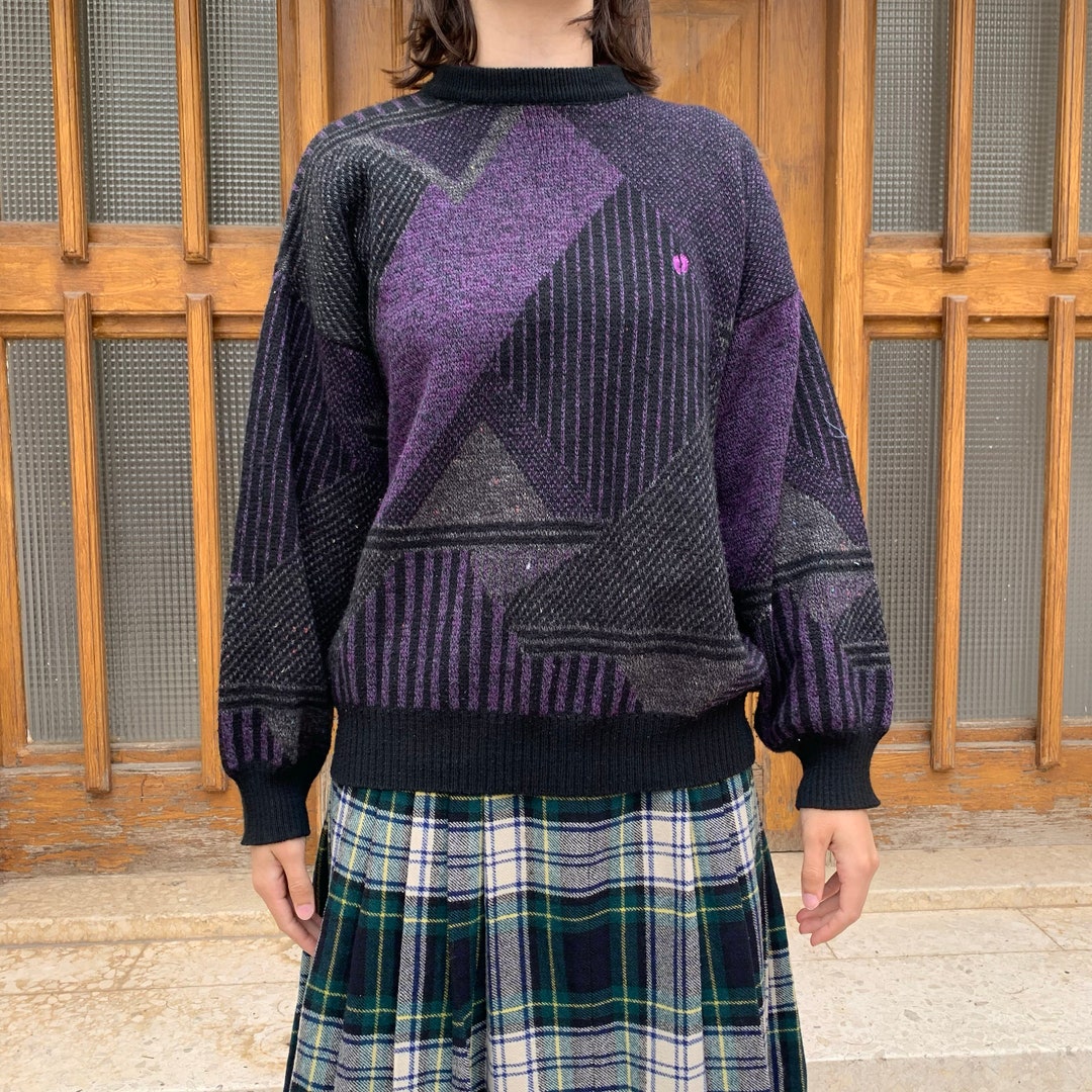 Vintage Abstract Sweater/ Hang Ten Sweater / California Surf - Etsy