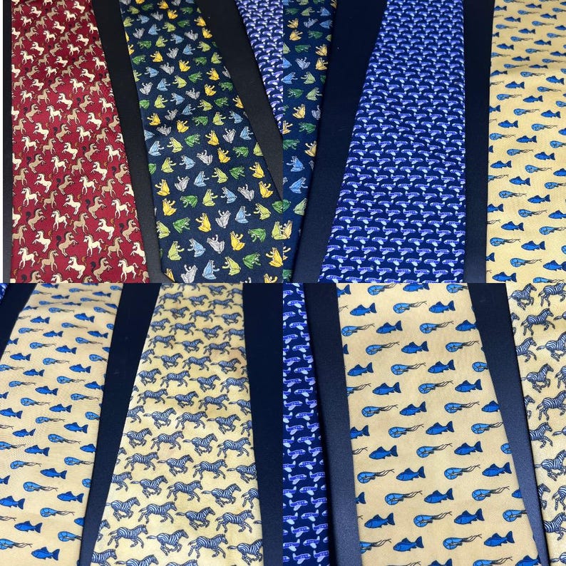 Vintage Novelty Tie Collection | Fun & Unique Print Neckties | 10 ...