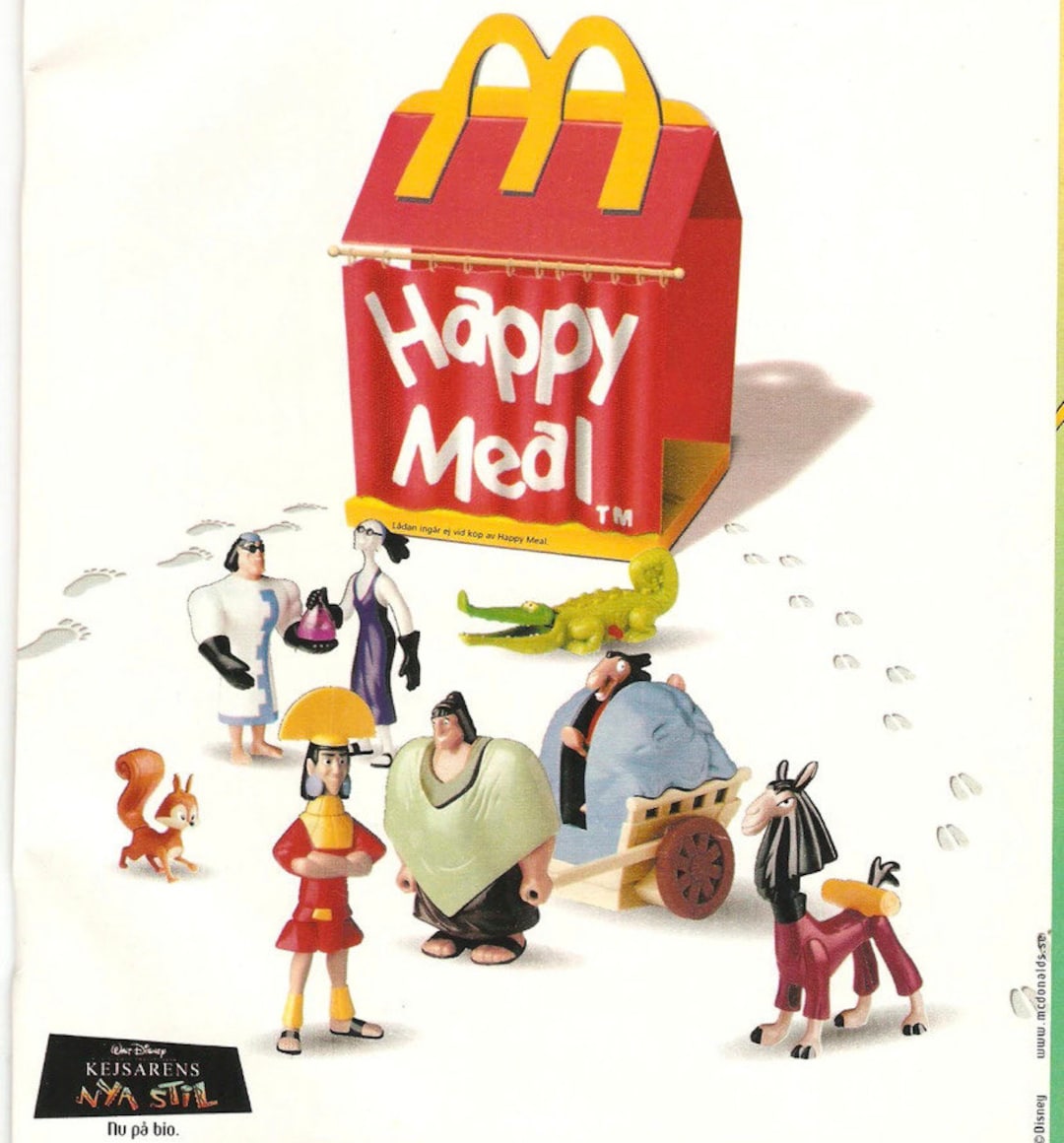 Vintage Mcdonalds Happy Meal Toys 2000 the Emperors New Groove - Etsy