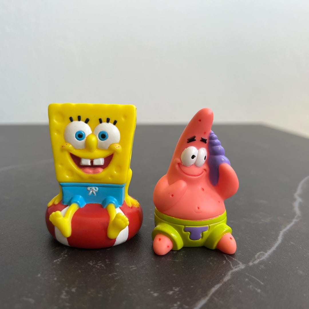 Vintage Spongebob & Patrick Figures – Mattel Collectible Set 2005 - Etsy
