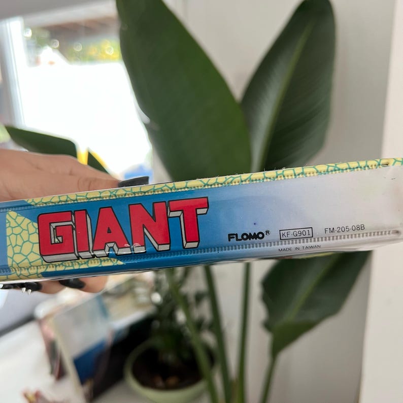 Vintage Flomo Giant Gorg Plastic Pencil Case – 80s Anime Design – Dual ...