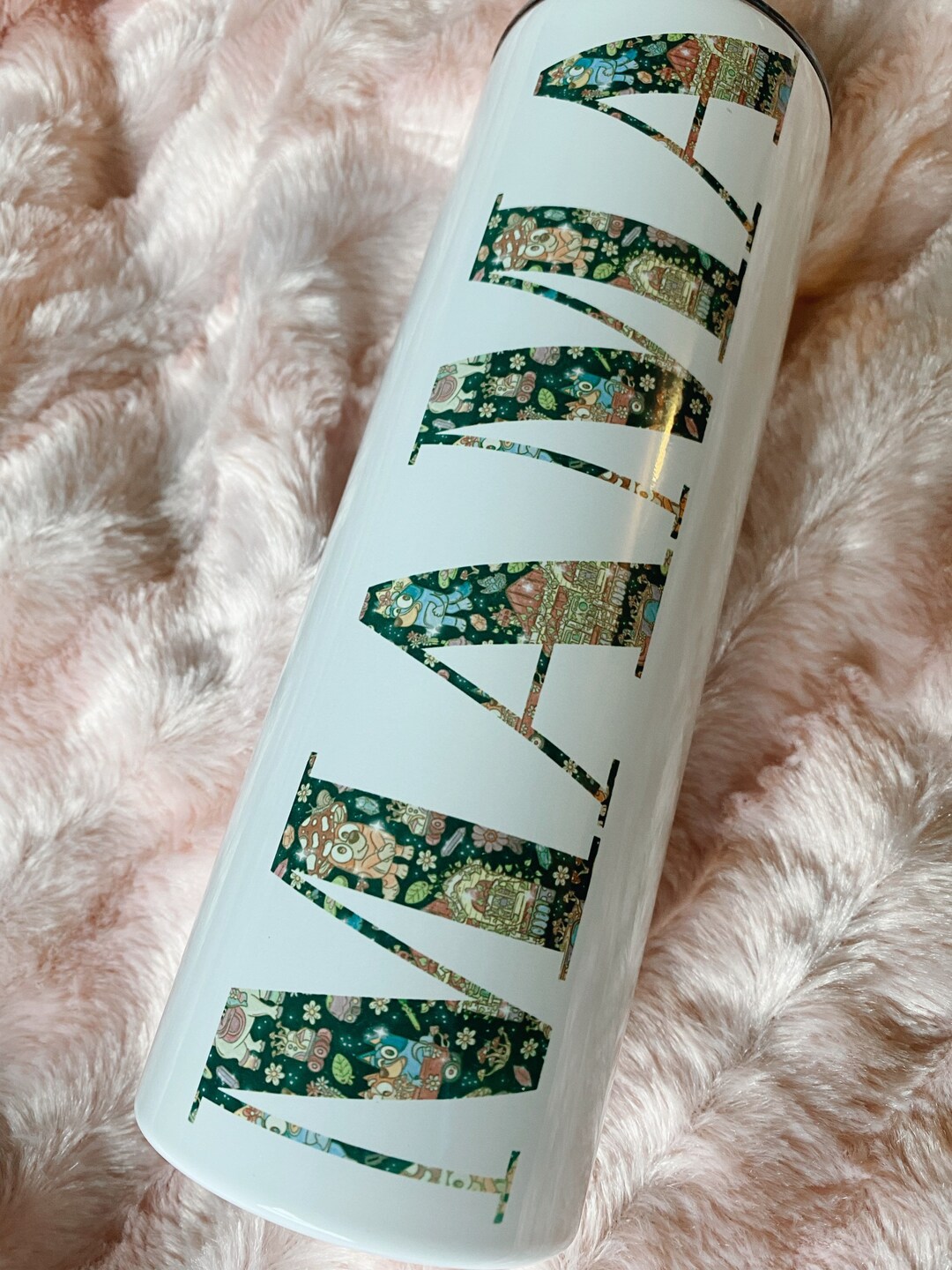 MAMA Bluey Inspired Cottagecore Tumbler - Etsy UK