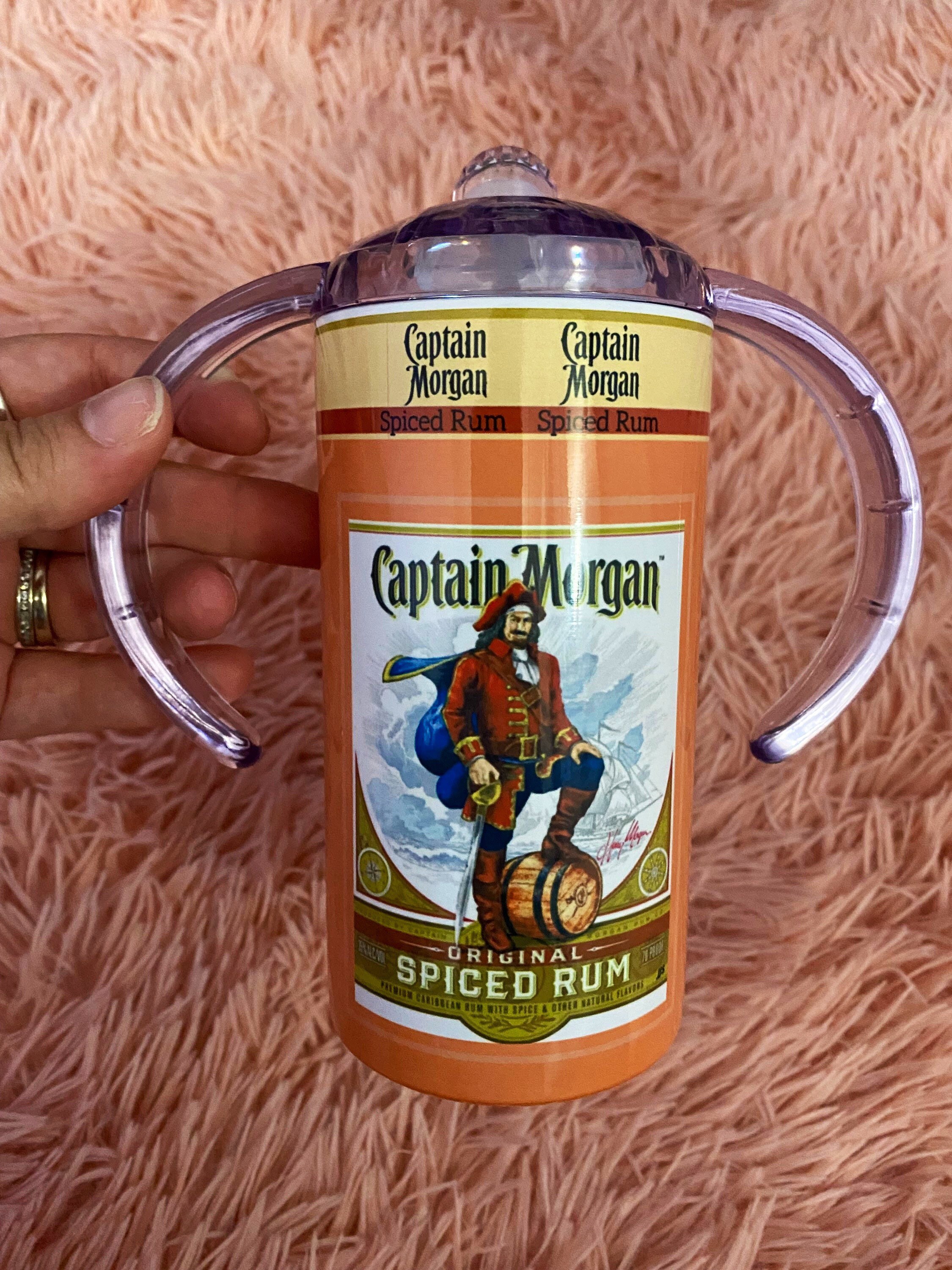 Captain Morgan Inspired Sippy Cup 12 Oz - Etsy